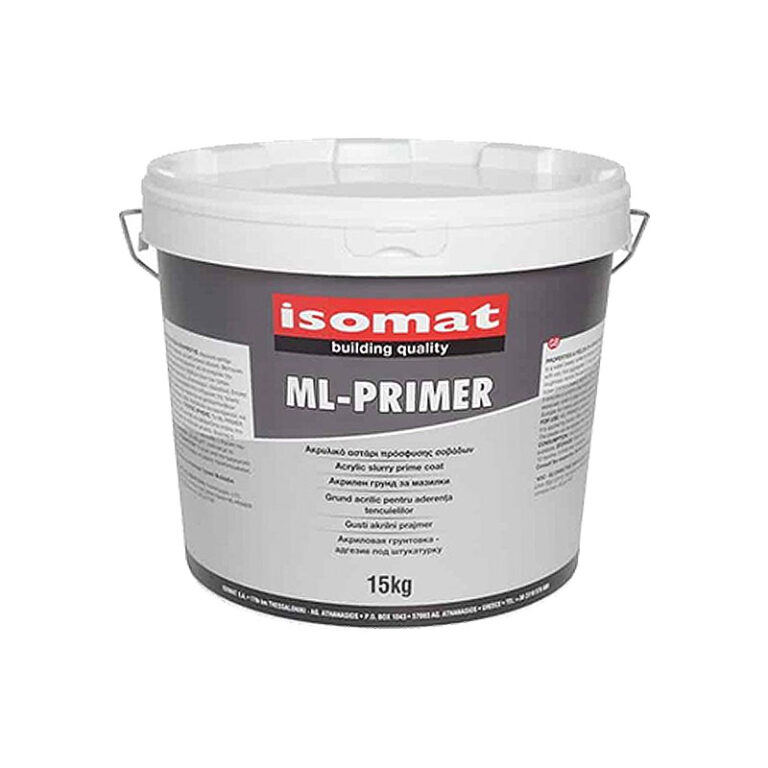 Isomat ML-Primer, σιλικονούχο-ακρυλικό αστάρι νερού.