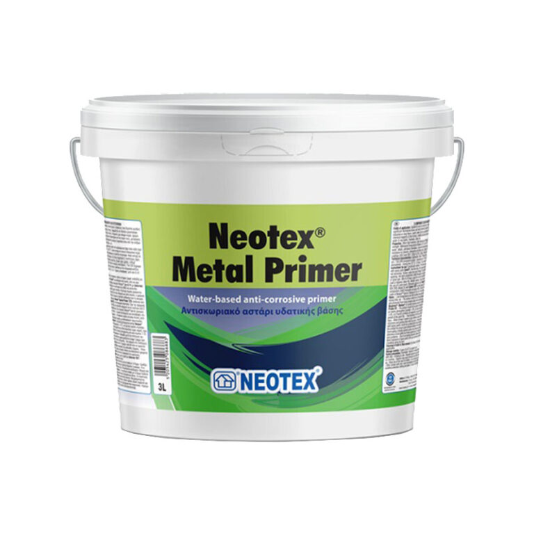 Neotex Metal Primer, υδατοδιαλυτό αντισκωριακό αστάρι.